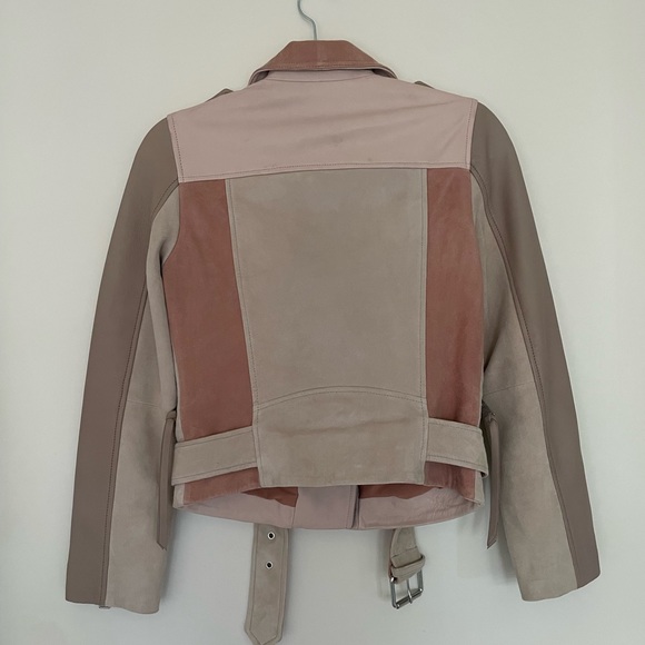 All Saints | Jackets & Coats | All Saints Balfern Biker Jacket Suede ...